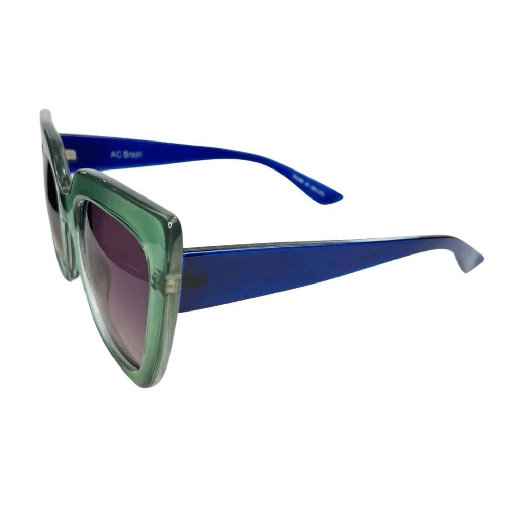 Lady Verde Transparente Haste Azul - AC Brazil