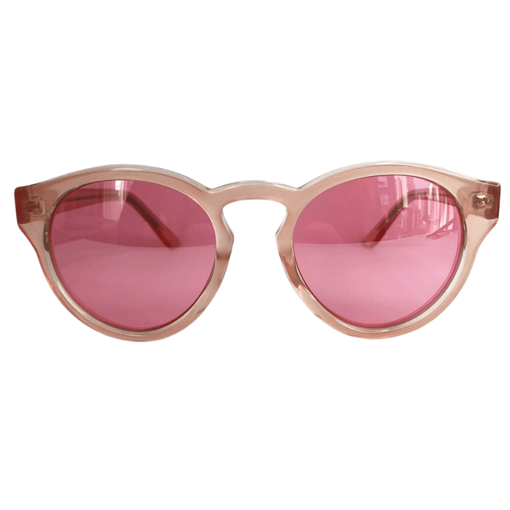 Unissex Rosa Transparente Lente Rosa Espelhado - AC Brazil