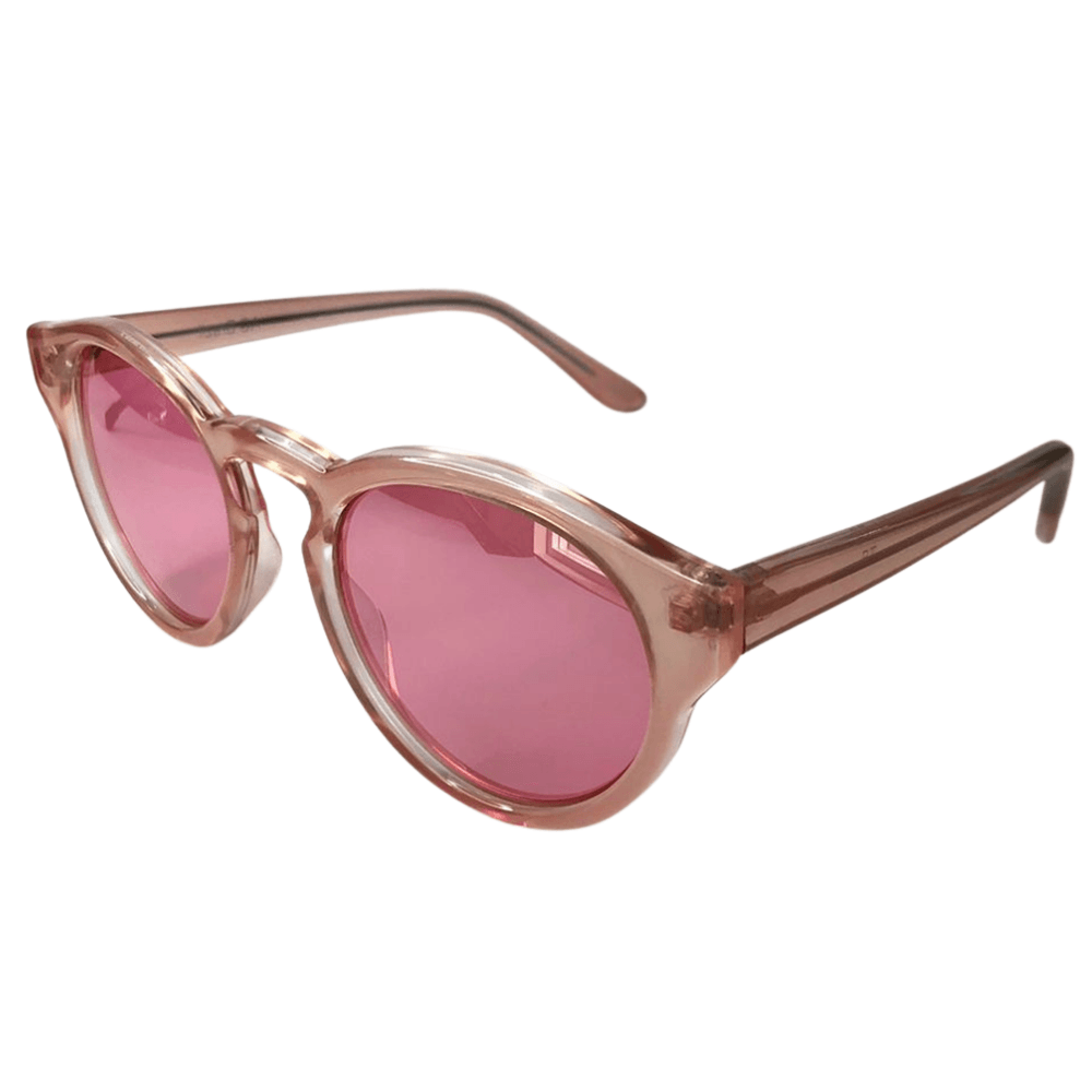 Unissex Rosa Transparente Lente Rosa Espelhado - AC Brazil